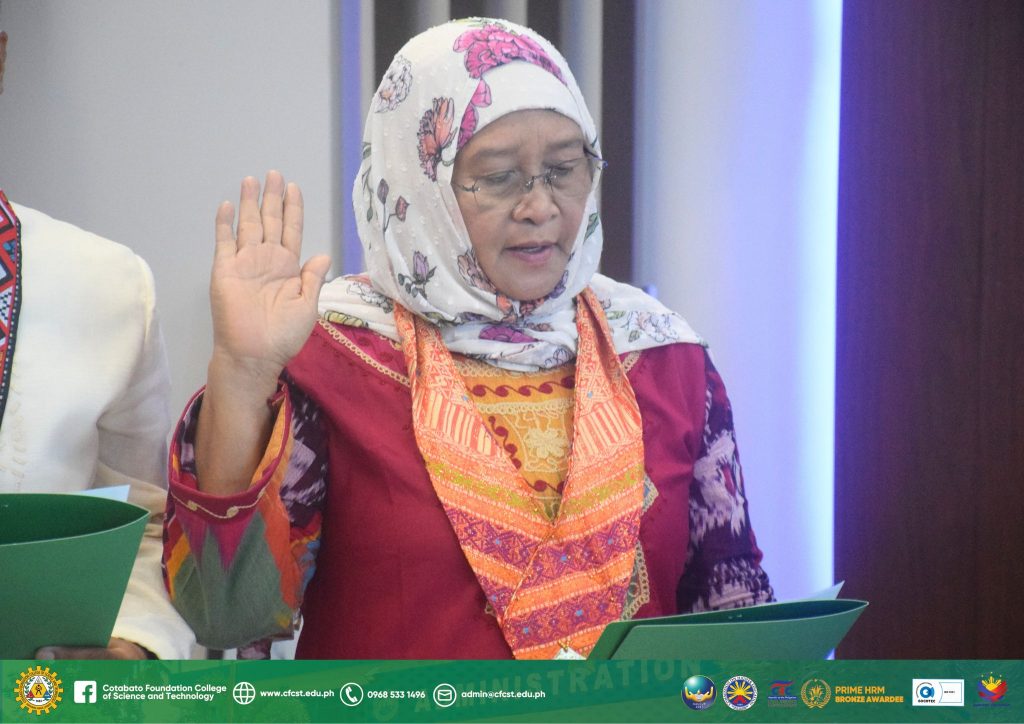 CEFV-CFCST Alumni Officers Take Oath of Office, Pres Ali Leads Ceremony ...