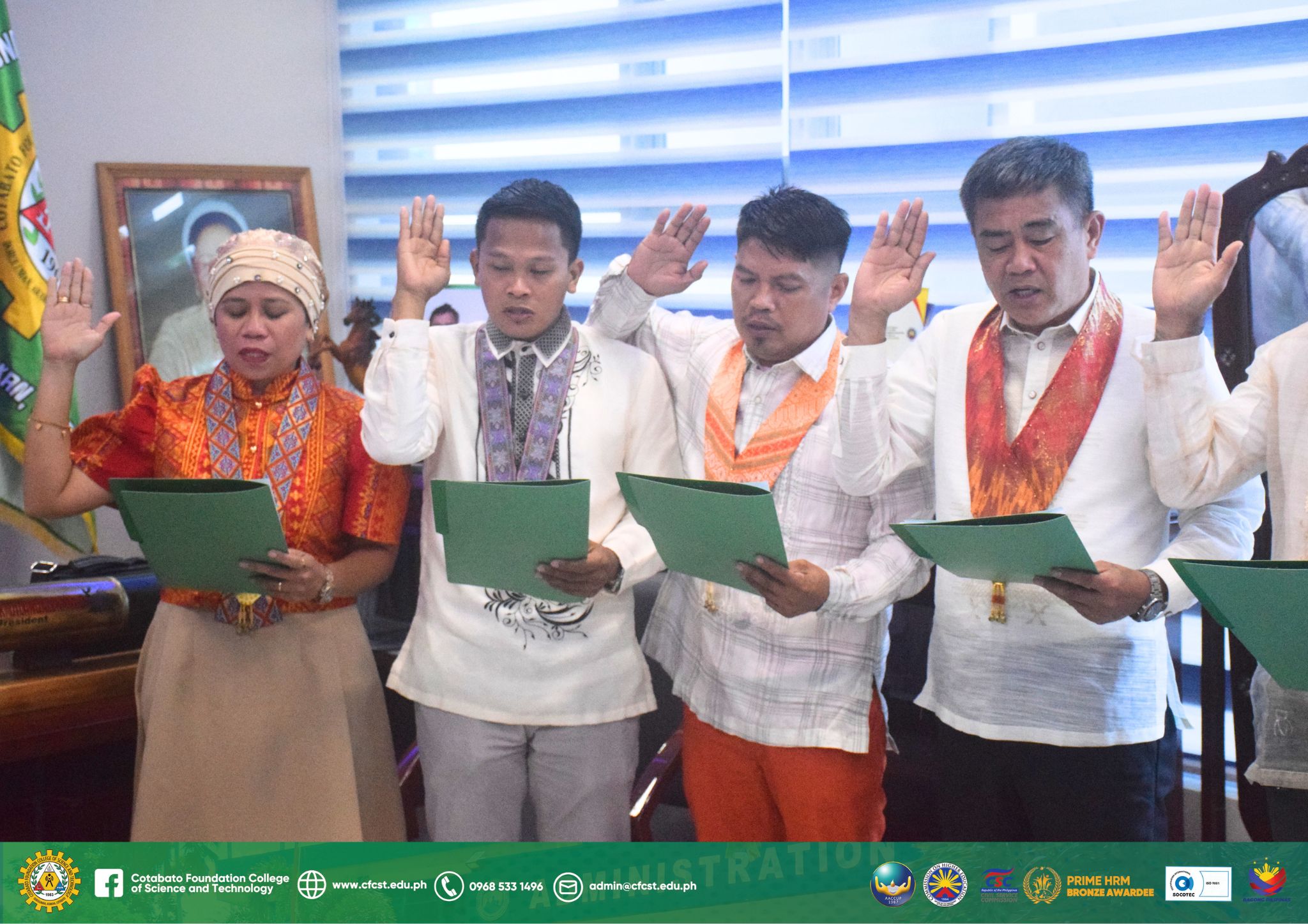 CEFV-CFCST Alumni Officers Take Oath of Office, Pres Ali Leads Ceremony ...